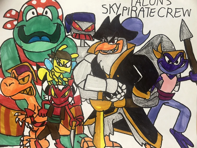 SMG4 Arc Villains: Captain Talon and his Crew | Fandom