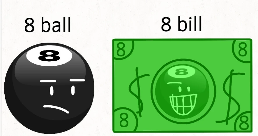 Changing a letter of of contestants names 1: 8 Ball | Fandom