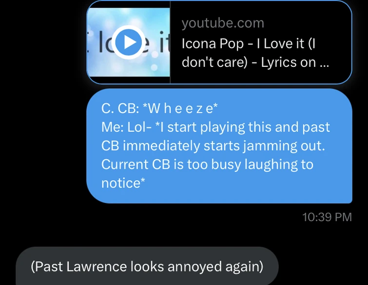 CB will wear a dress, past CB roasting p. Lawrence & P. Lawrence being ...