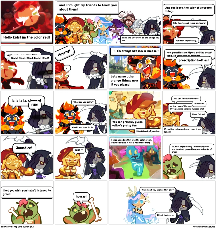 The crayon song gets ruined (FULL COMIC) | Fandom