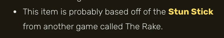 stun stick is from half life 2 wtf do you mean from the rake 😭😭😭 | Fandom