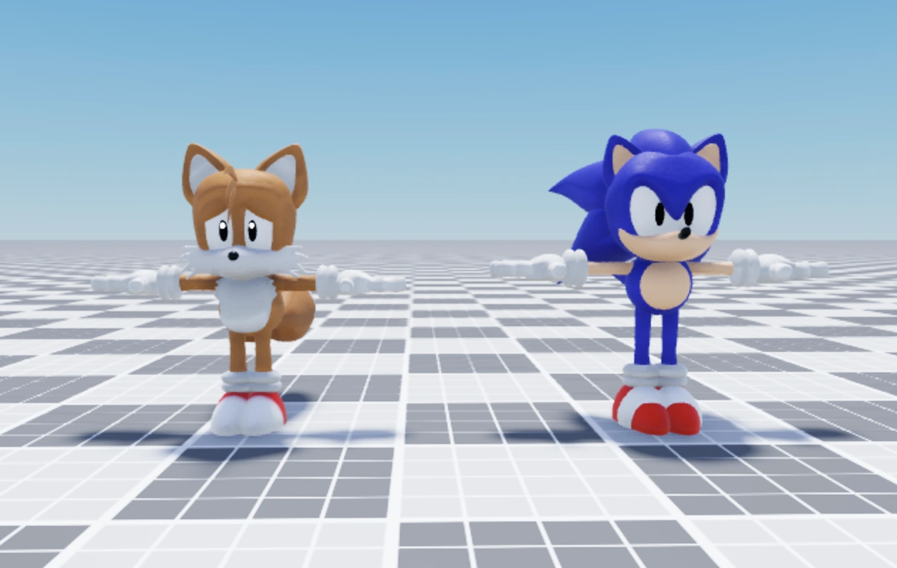 Sonic and tails models | Fandom