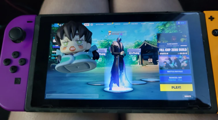 Rare photo of inosuke playing fortnite | Fandom