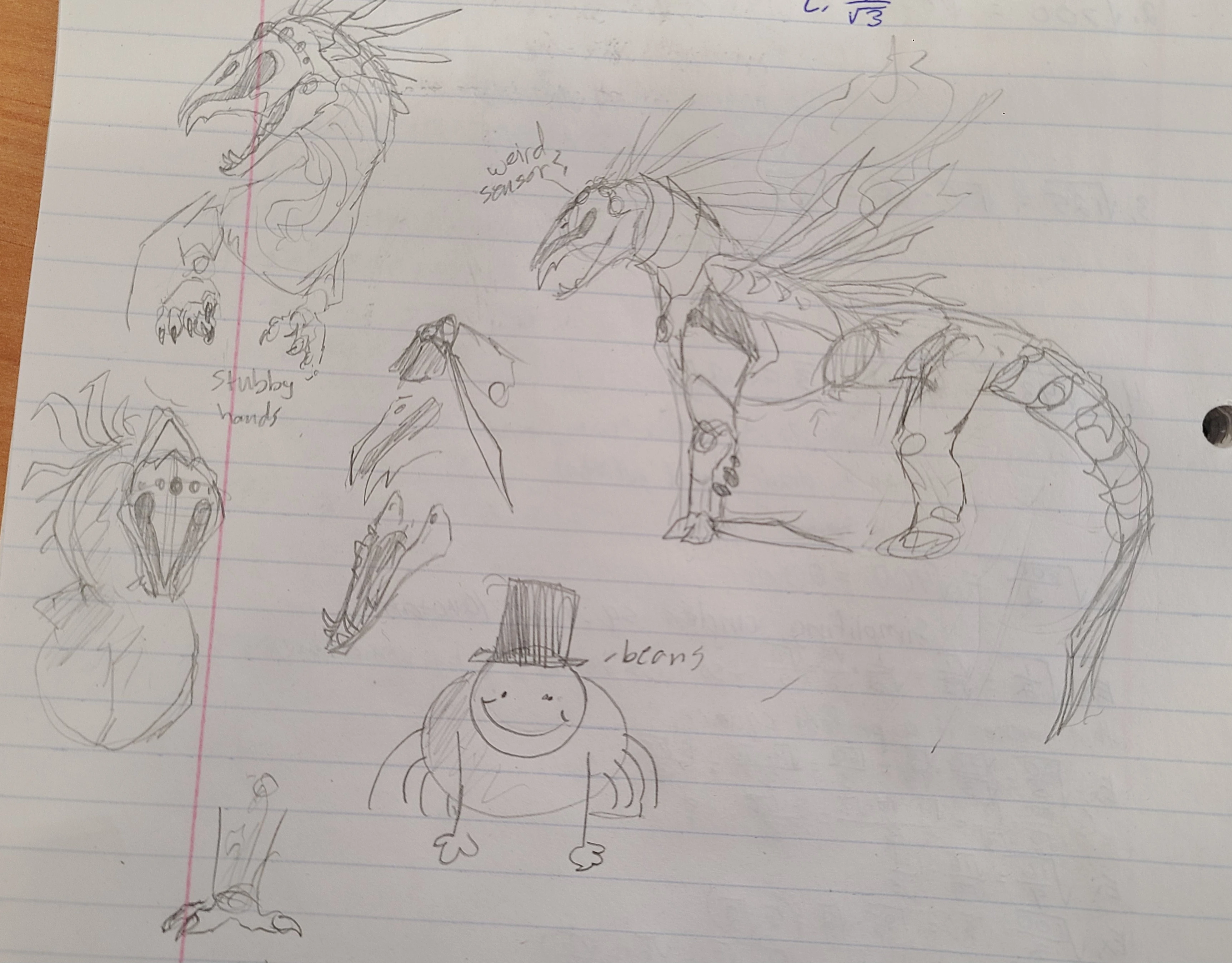 Completely forgot about these little doodles in math notebook | Fandom