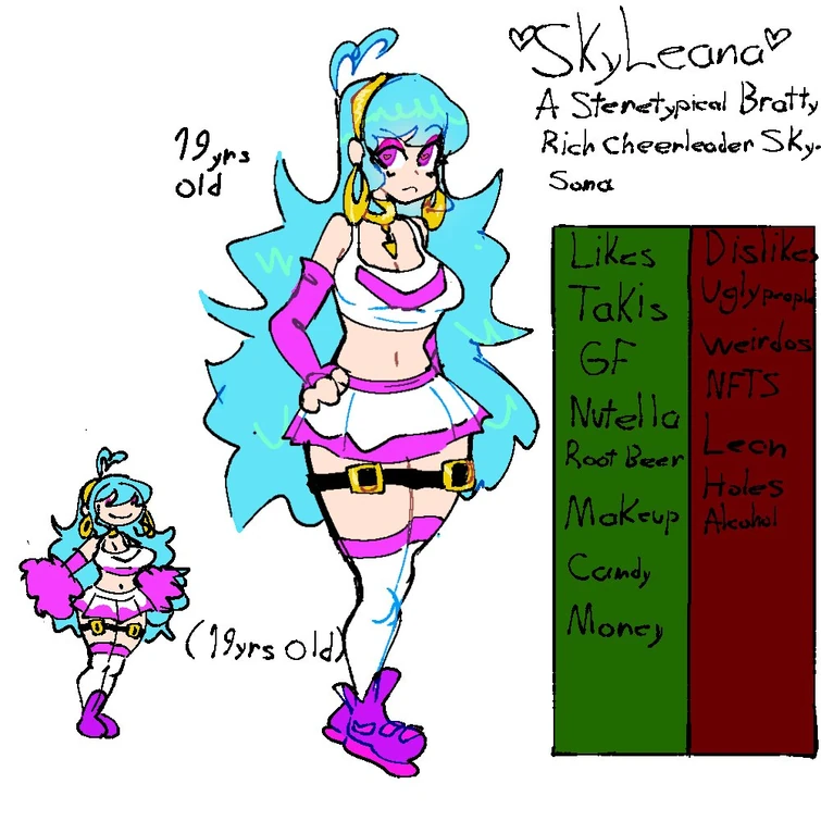 New ref sheet for my skysona | Fandom