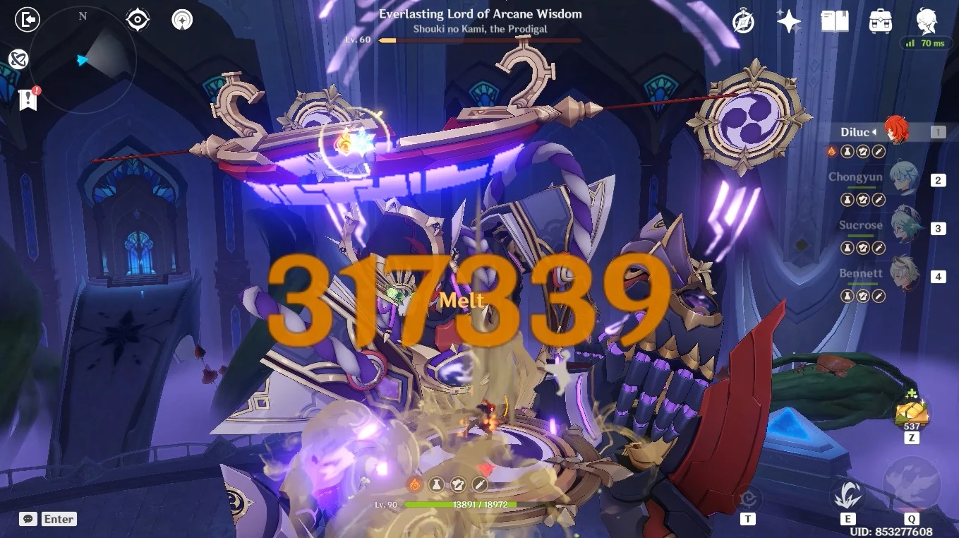 Diluc Plunge Attack showcase | Fandom