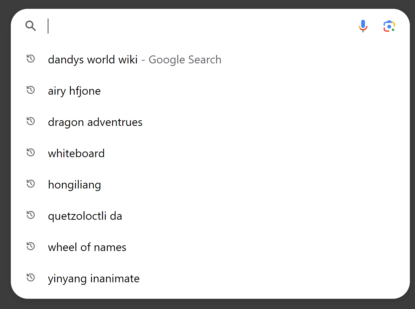 leaks my search history | Fandom