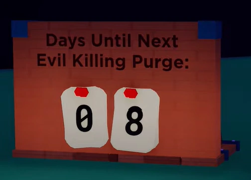 Break in 2 Ending Found "Days Until Next Evil Killing Purge" KNOWN ...
