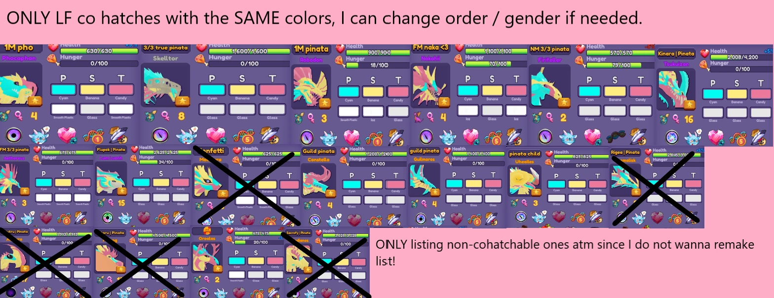 LF co hatches | Fandom