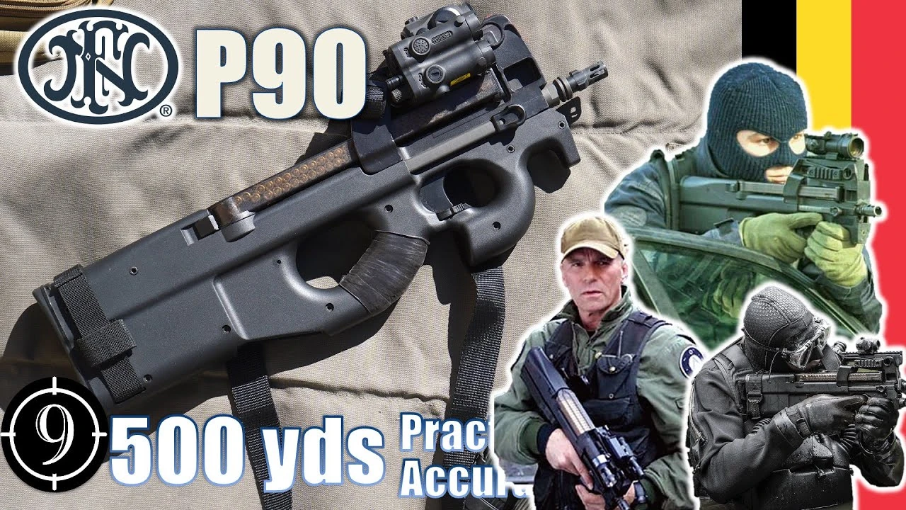 FN P90 to 500yds: Practical Accuracy (Stargate SG1 main weapon) PS90 by ...