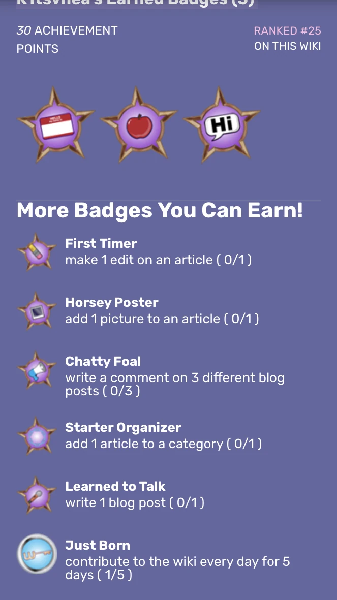 Can someone explain badges to me plz | Fandom