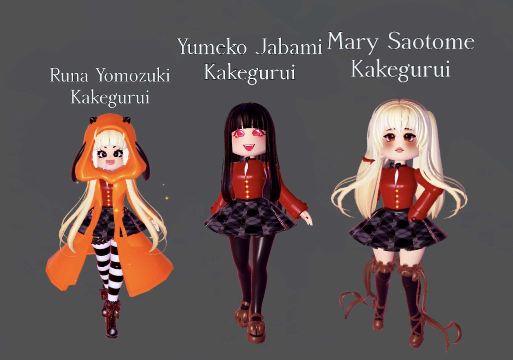 Yumeko, Mary and Runa - Kakegurui Cosplay | Fandom