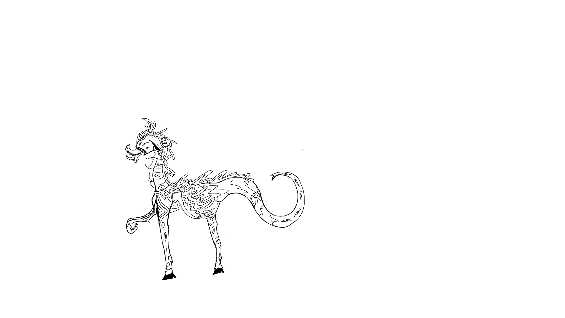 creature concept, uncolored | Fandom