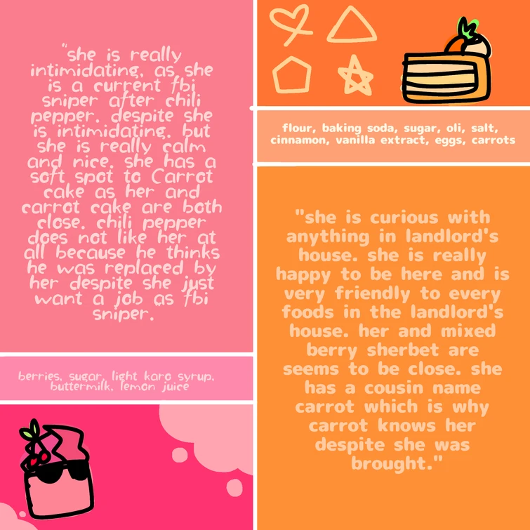 Idk where to post but here's my secret staycation oc mixed berry ...