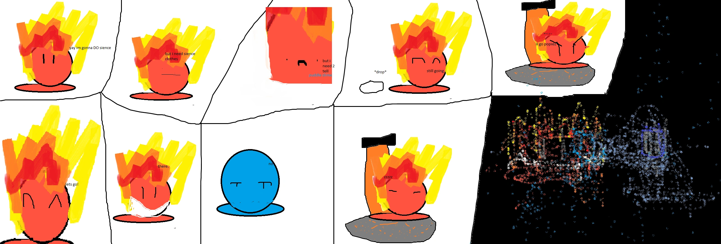fire slime comic | Fandom