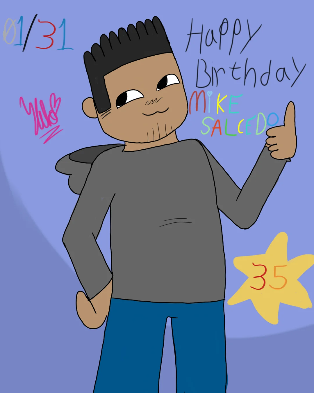 Mike Birthday art!! | Fandom