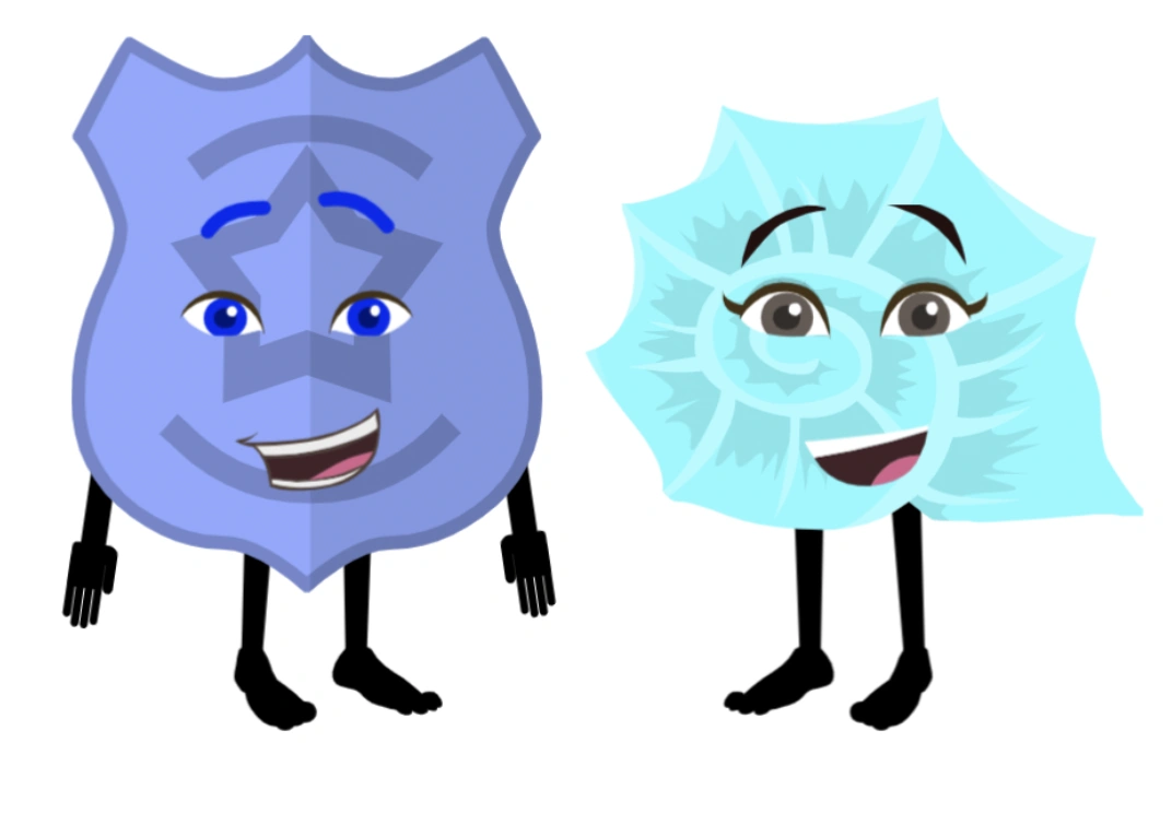 I made R Animate's characters Shieldy and Shelly | Fandom