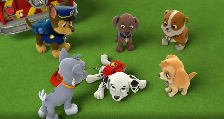 Marshall and pups | Fandom