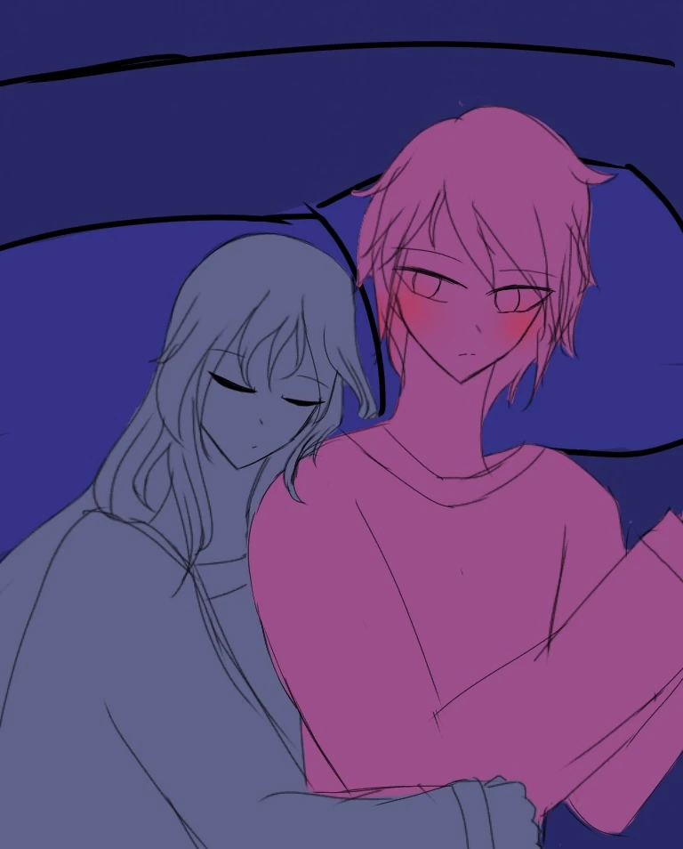 Dracy cuddling but Drew is the little spoon >:) | Fandom