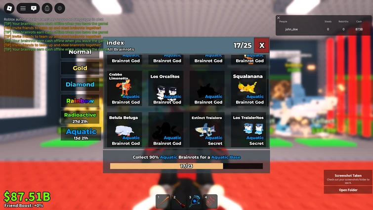 i spend fishing 14 or 10 minutes to get a secret brainrot and ...