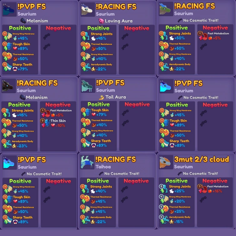 Selling pvp/racing dragons! | Fandom