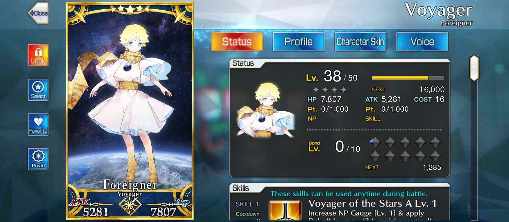 First 5-star Foreginer Class Servant, which I just unlocked in the ...