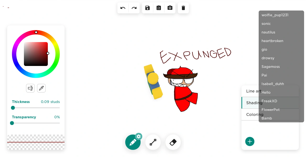 i got bored and decided to draw Expunged in free draw | Fandom
