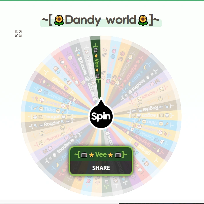 spinning the wheel until it lands on my fav dandys world character,part ...