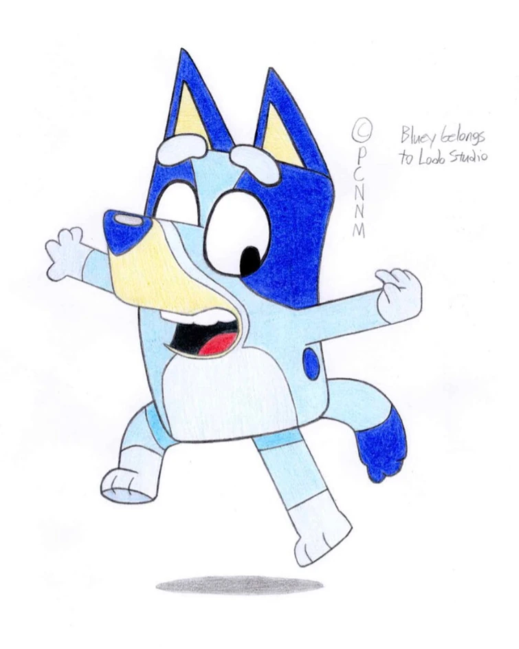 My completed Bluey fanart | Fandom