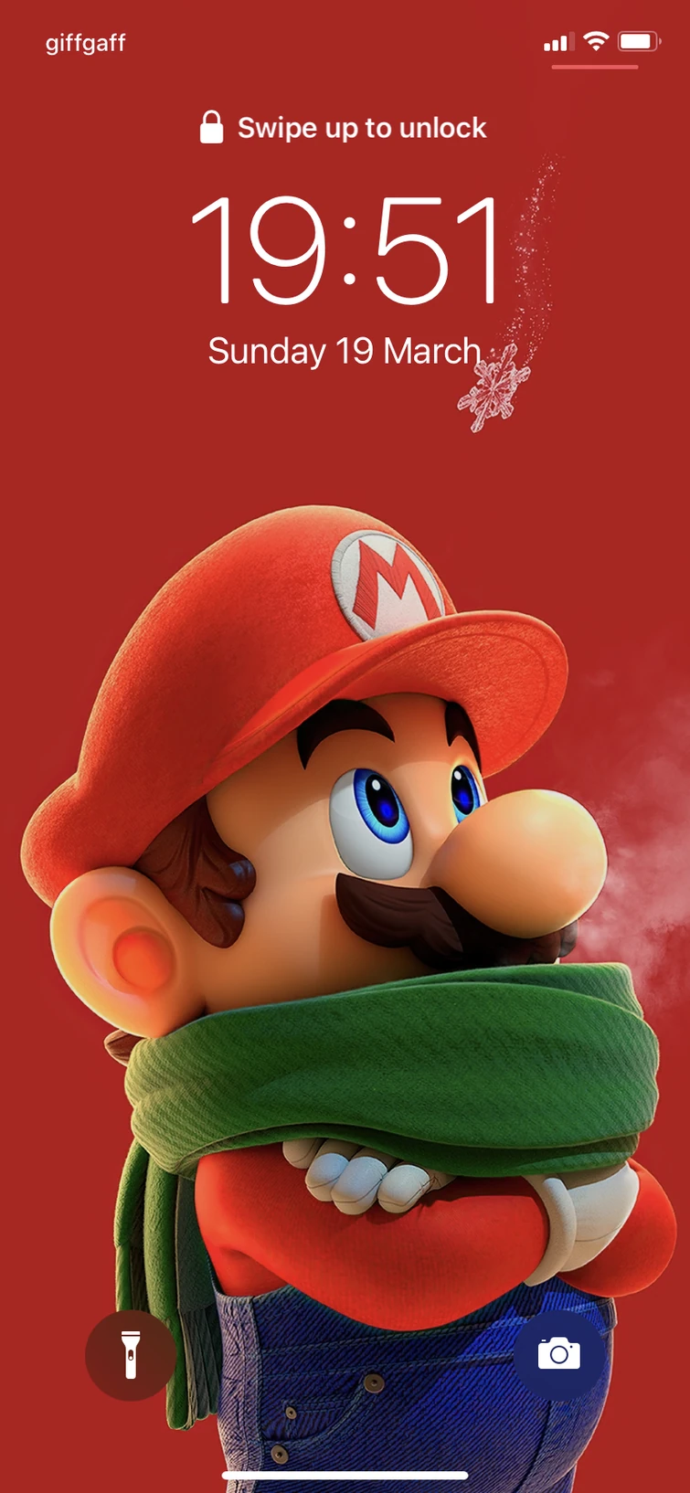 Do you have a Mario themed background on your phone/tablet/computer ...
