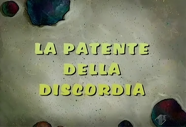 Finded an italian spongebob title card! | Fandom