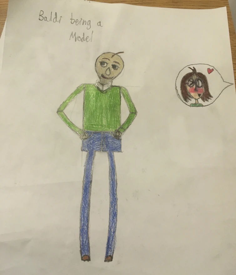Is this picture I drew of Baldi blessed or cursed? | Fandom