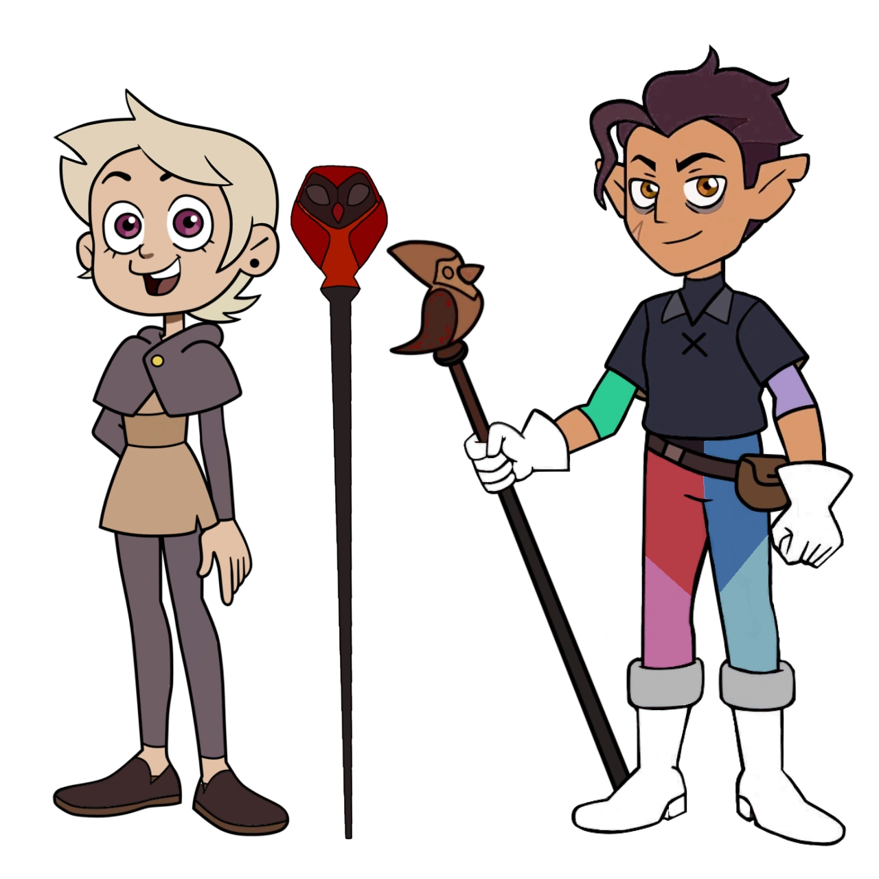 Pallet swapped Luz, Owlbert, Hunter & Flapjack because yes | Fandom