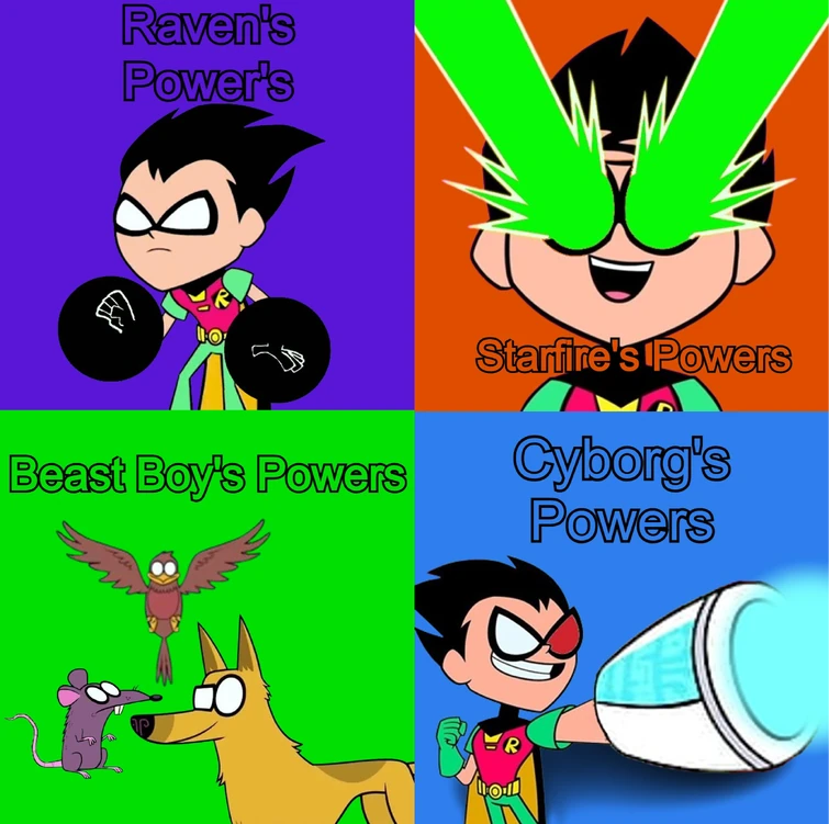 Robin has all his friend's powers | Fandom