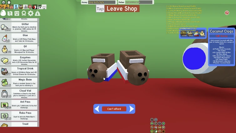 Is coconut haste optional if I wanna skip the clogs for the gummy boots ...