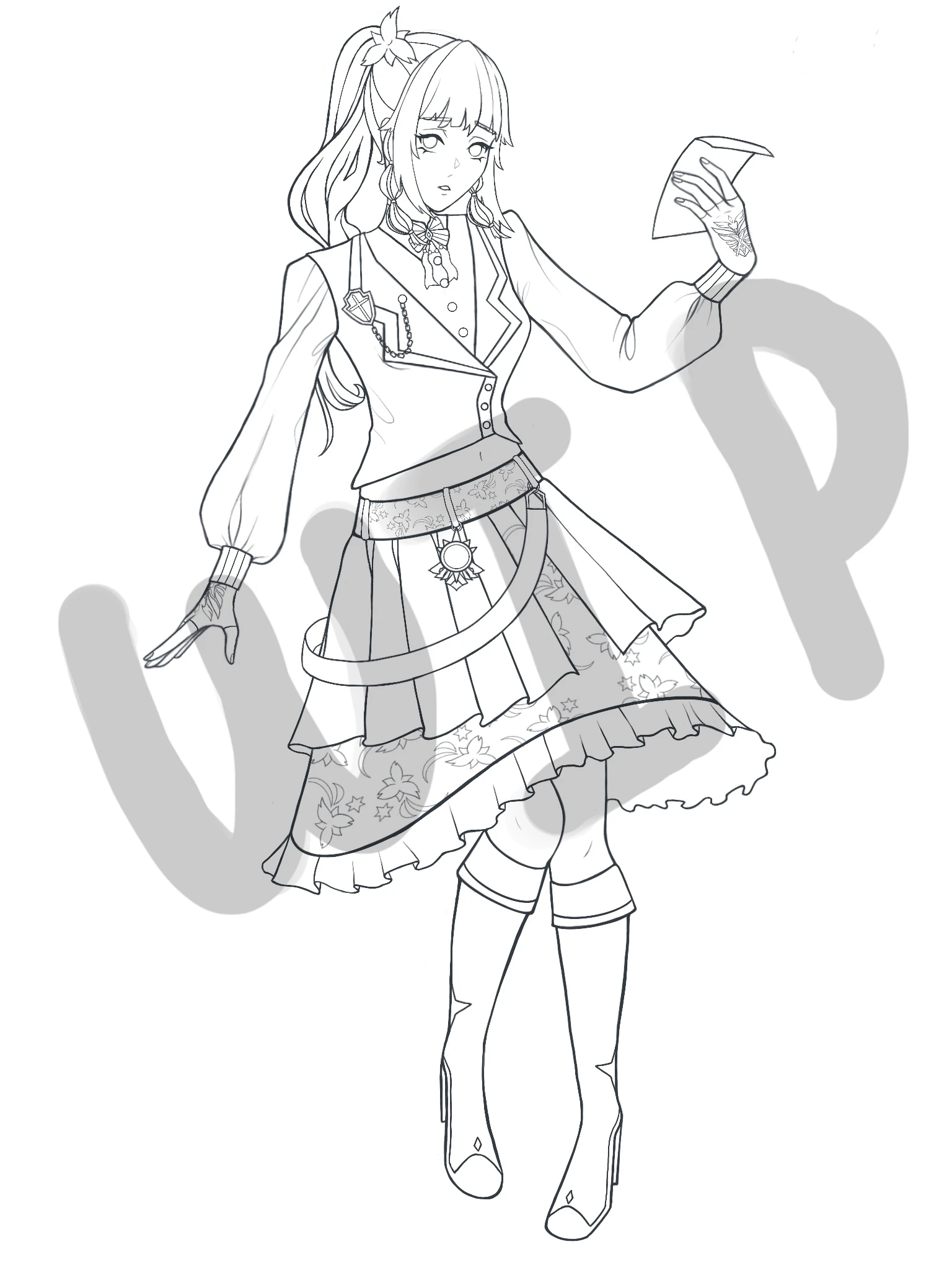 Line art for Clara! (oc) | Fandom