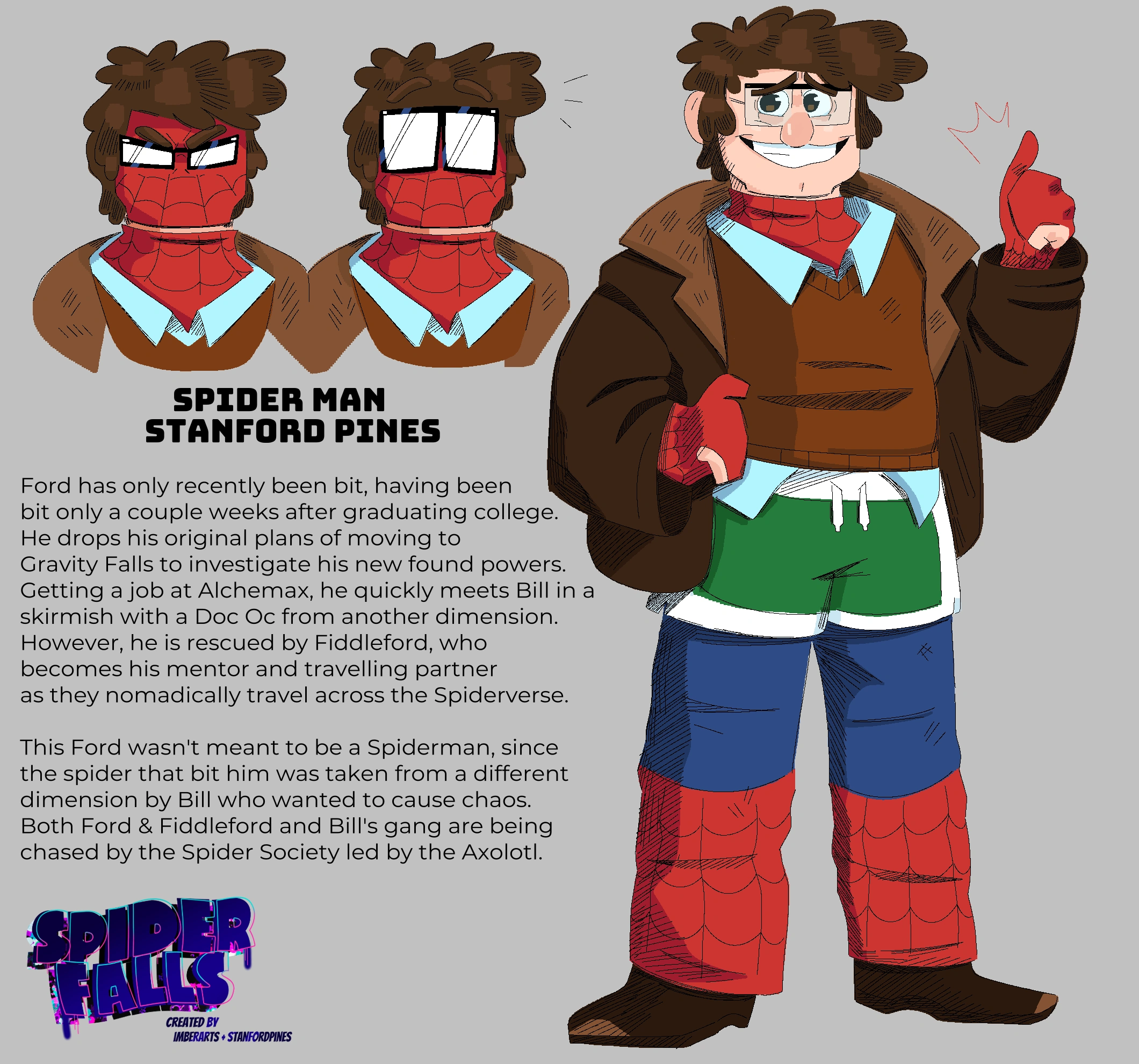 Spider Man, AKA Stanford Pines | Fandom
