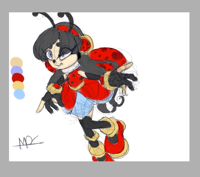 A Sonic OC! What are your thoughts? Dotty The Ladybug (concept design ...