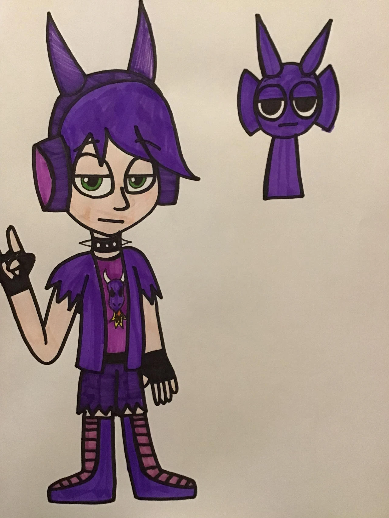 Tigeressbird324 humanized sprunki part 9:durple | Fandom