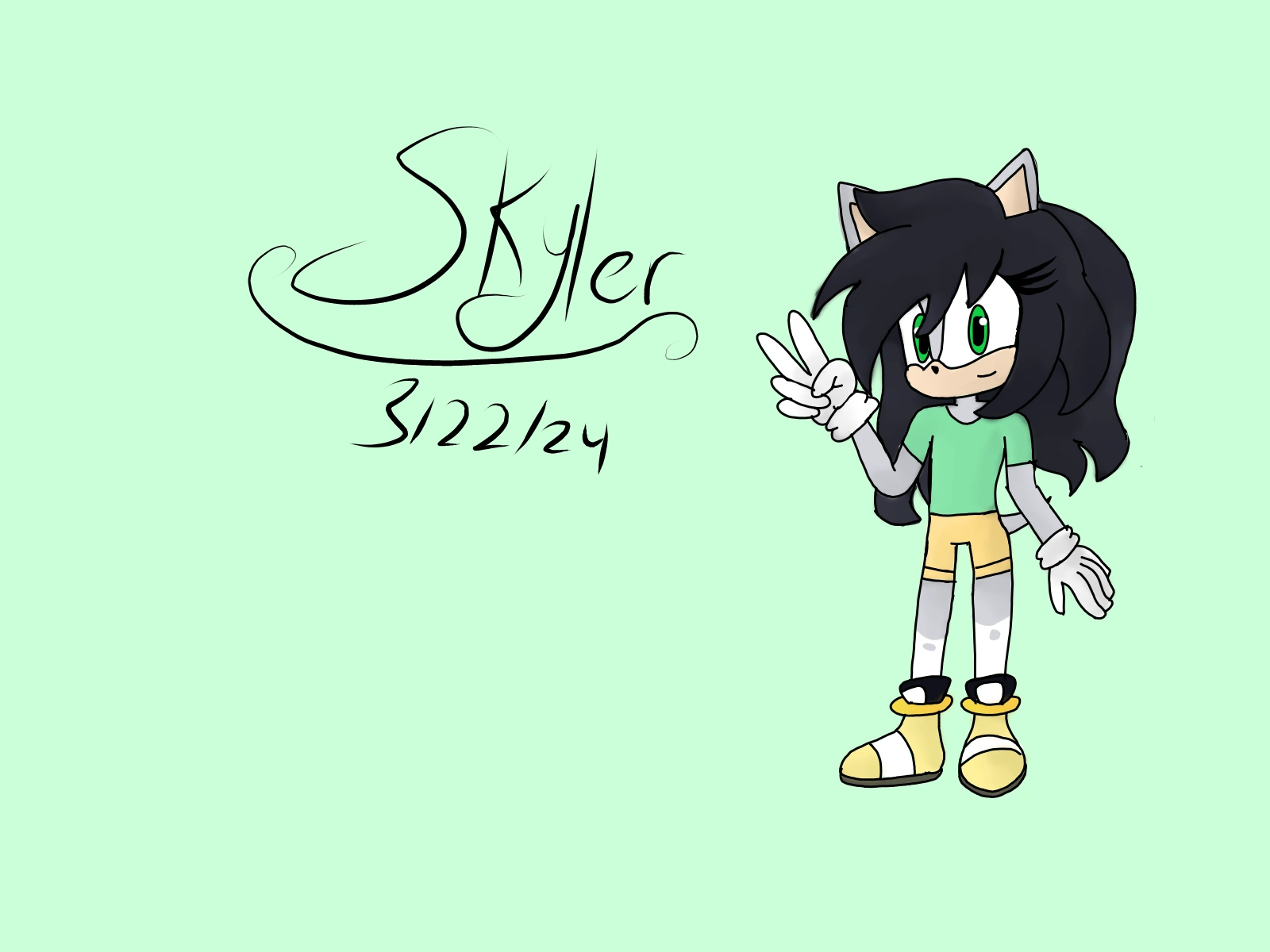 I drew Skyler (Requested drawing) | Fandom