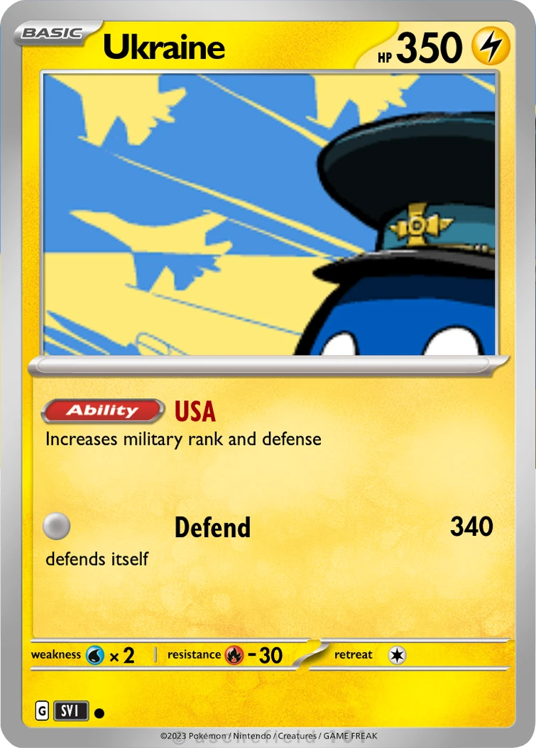 Pokemon cards of Countryballs I made because I thought it would be cool ...