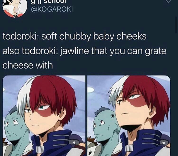 don’t we all just love todoroki’s soft chubby baby cheeks | Fandom