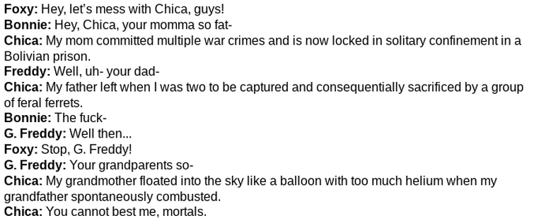 FNAF with Incorrect Quote Generator | Fandom