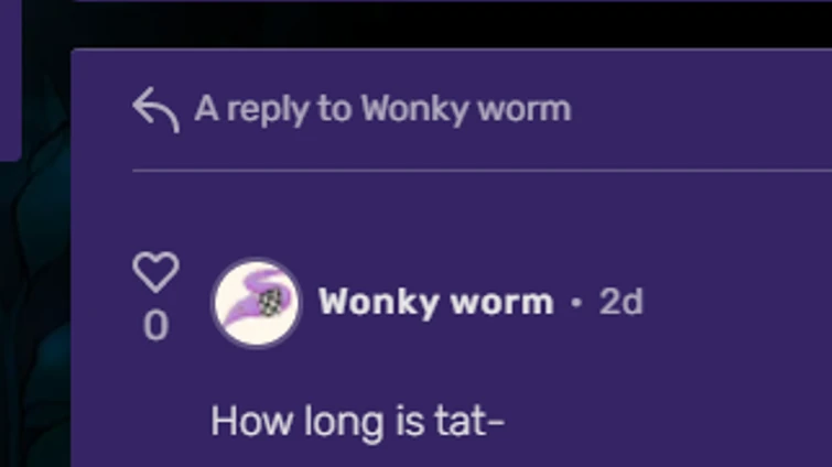 I made a post dedicated to Wonky Worm being weird and sus. | Fandom