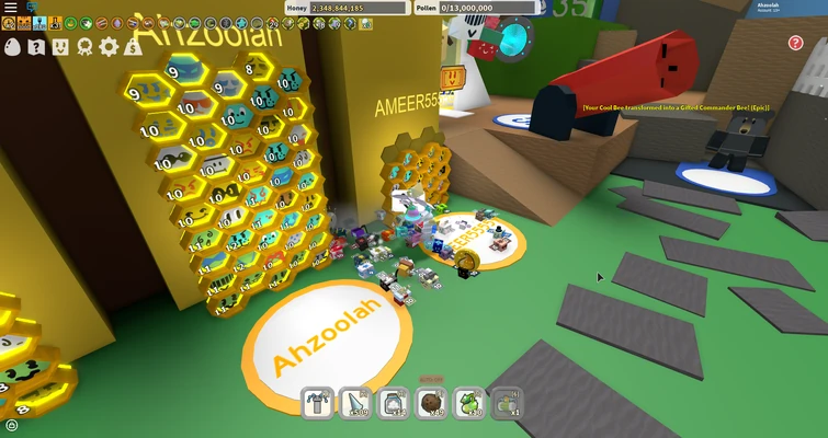 Got every gifted bee finally!! Also rate my hive:) | Fandom