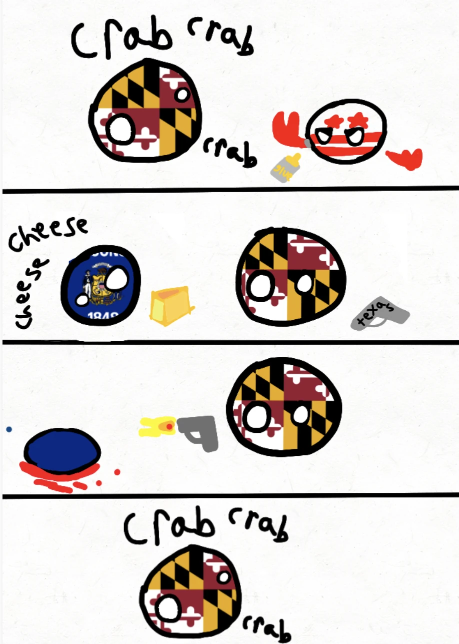 random stateballs comic i drew | Fandom