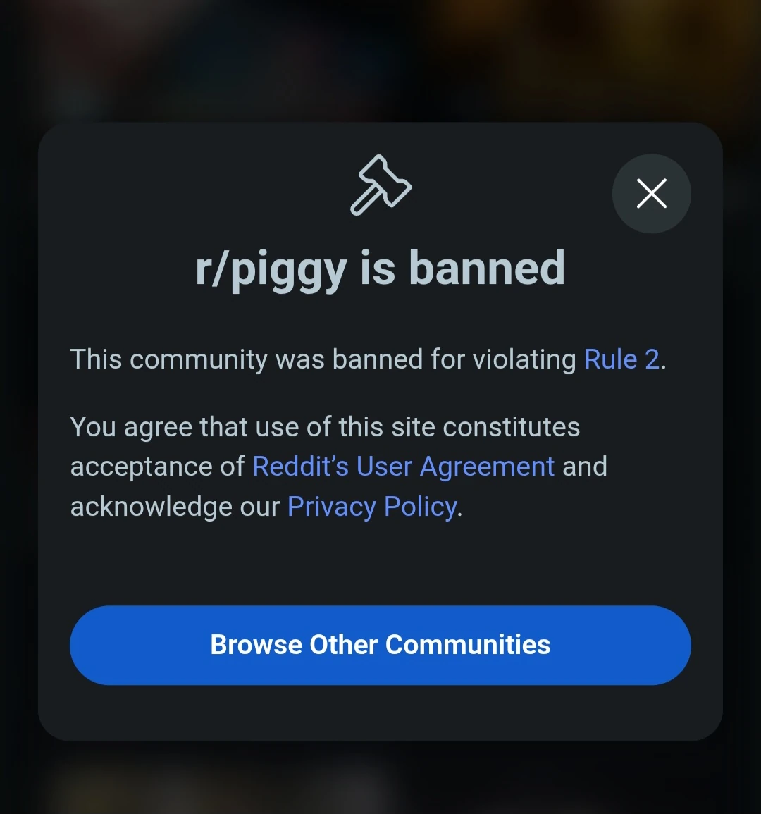 Piggy reddit got banned | Fandom