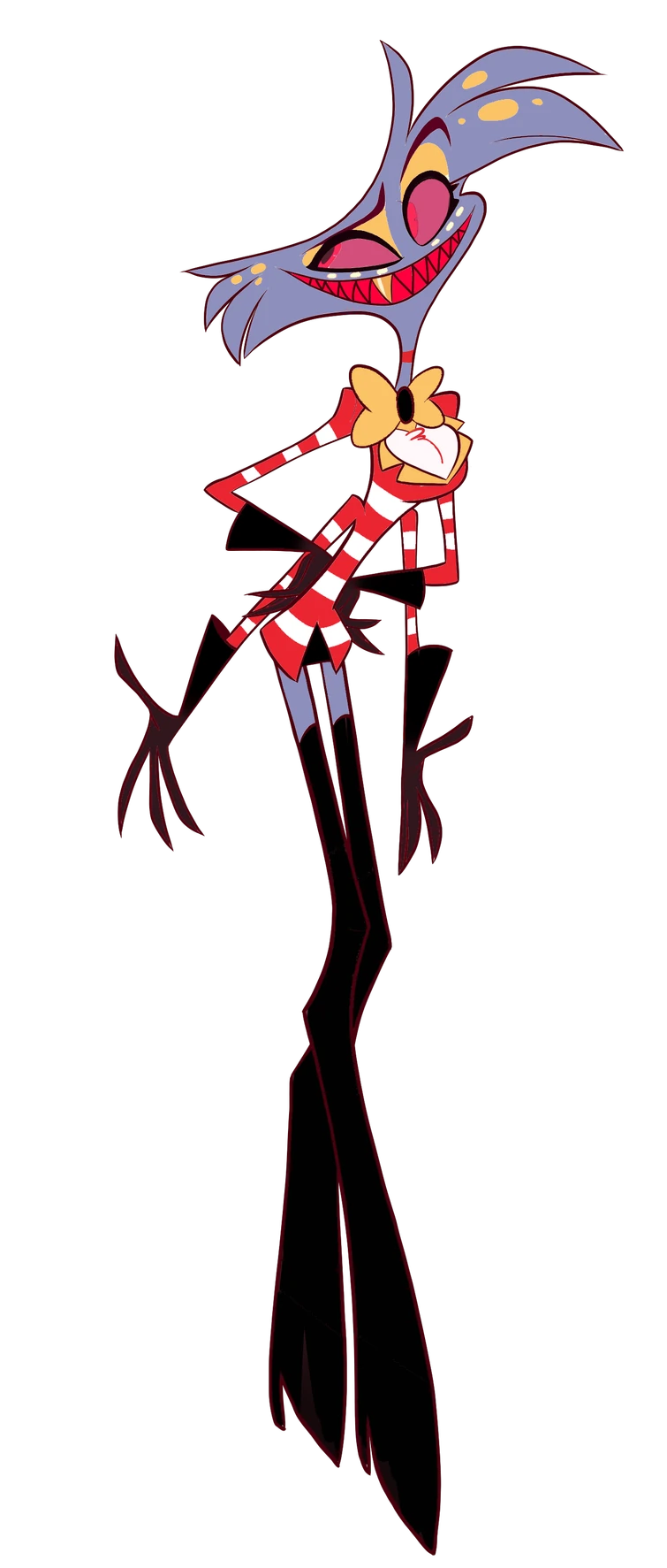 I got bored, so I color swapped Angel Dust and Valentino | Fandom