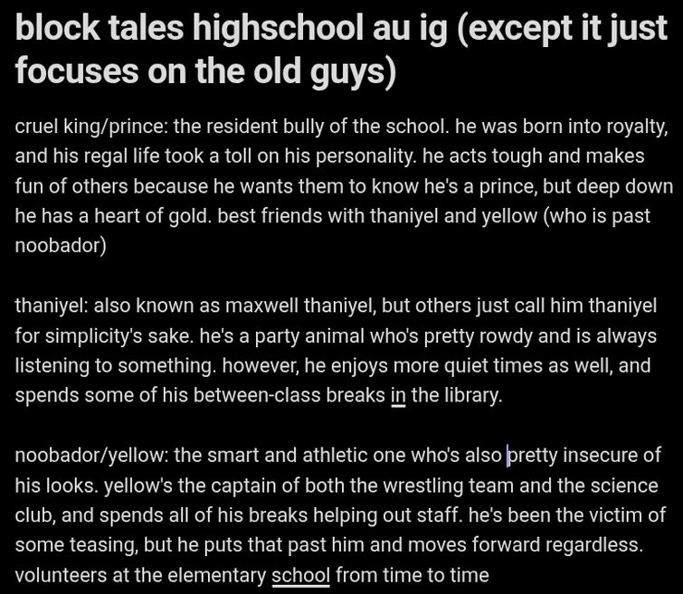 Discuss Everything About Block Tales Wiki | Fandom