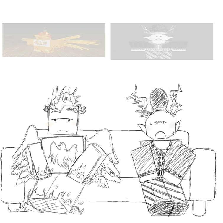 "The distance between two." (offtopic art again) | Fandom